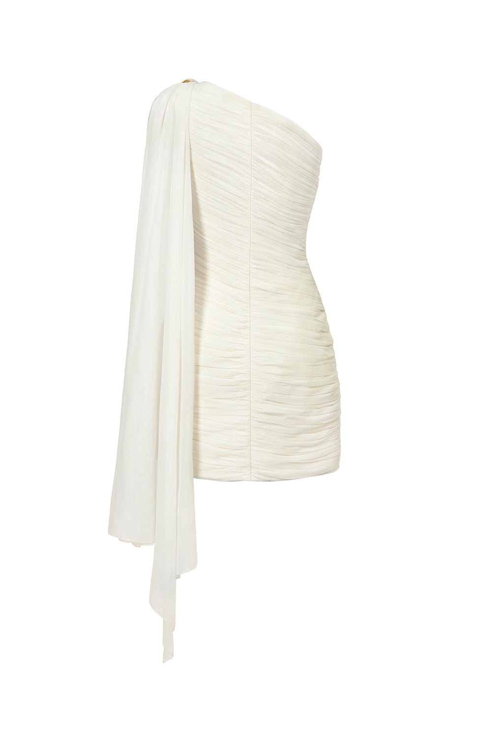 Women's Lunaris Sheath One Shoulder Taffeta Mini Dress S/M/L/Customize ...