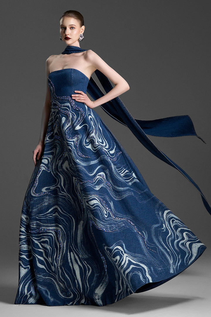 Women's Astrid Straight Across Bead Maxi Dress XXS/XS/S/M/L/XL/XXL ...