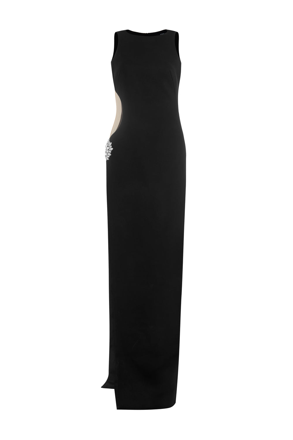 Women's Noctyra Bodycon Cut-Out Crepe Maxi Dress Customize Black MEAN BLVD