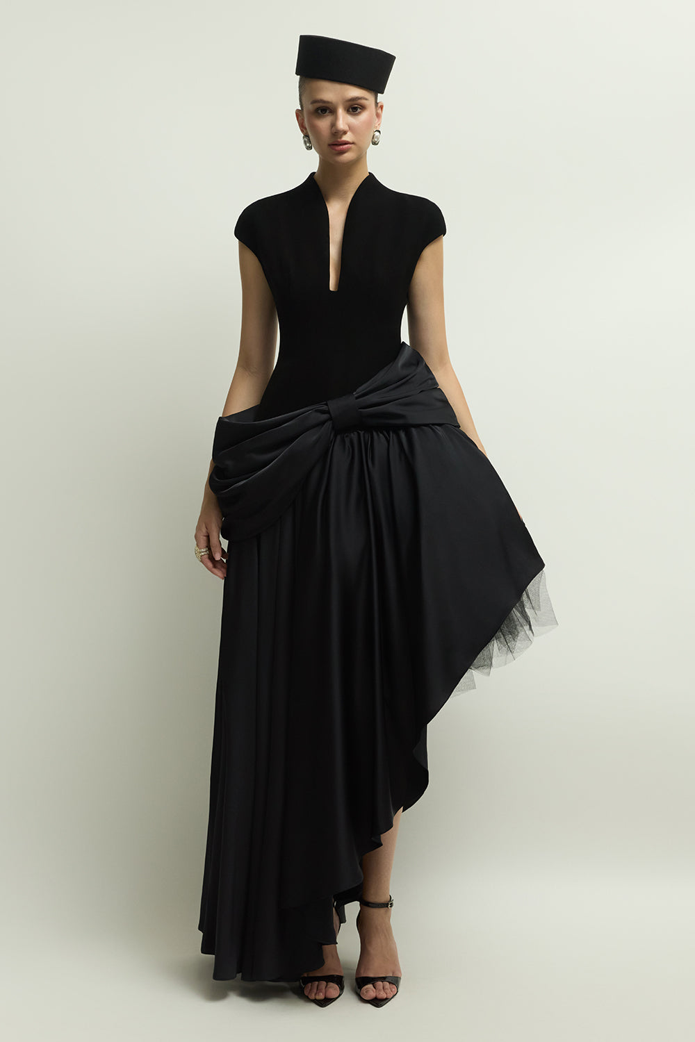 Women's Cramlington Asymmetric Draped Maxi Dress S/M/L/XL/XXL/Customize ...