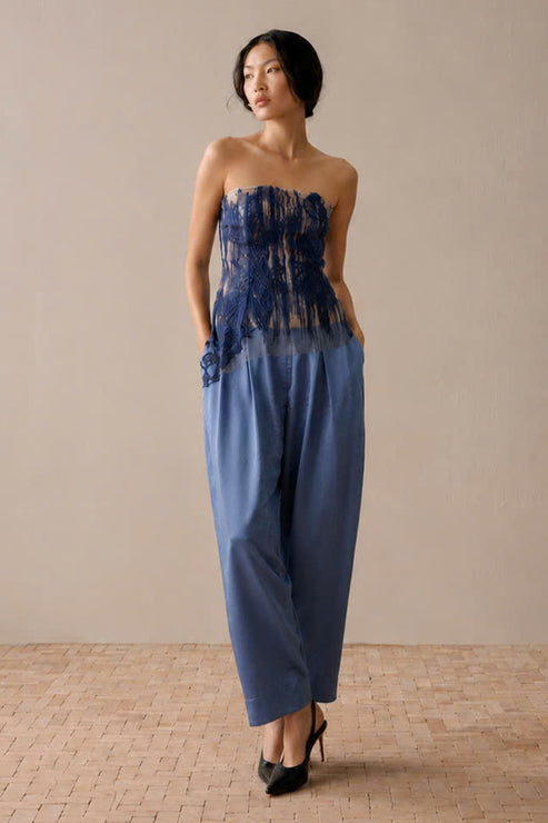 Women's Giselle Straight Across Top Midnight Navy S/M/L/Customize MEAN BLVD