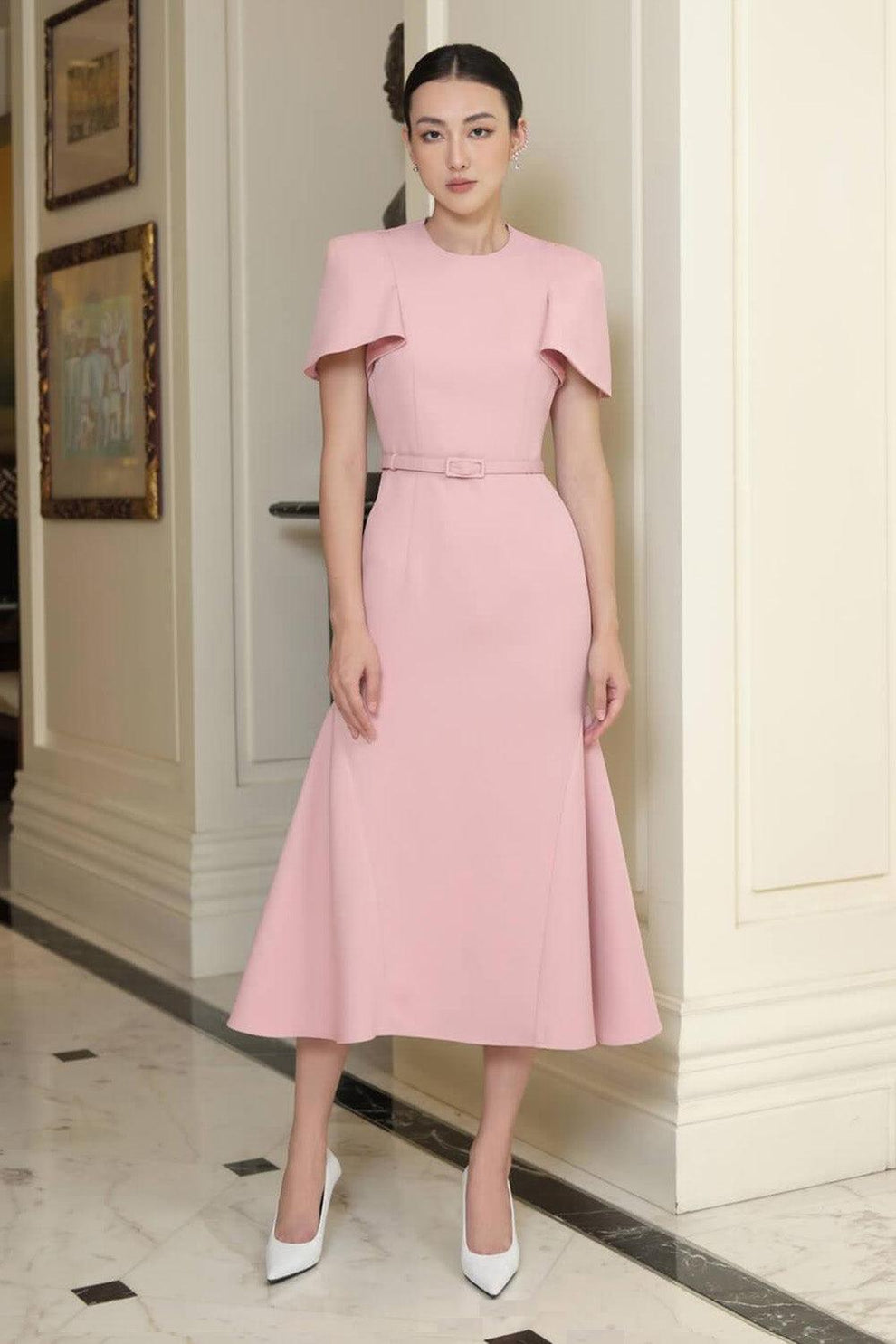Nevel Round Neck Dress – MEAN BLVD