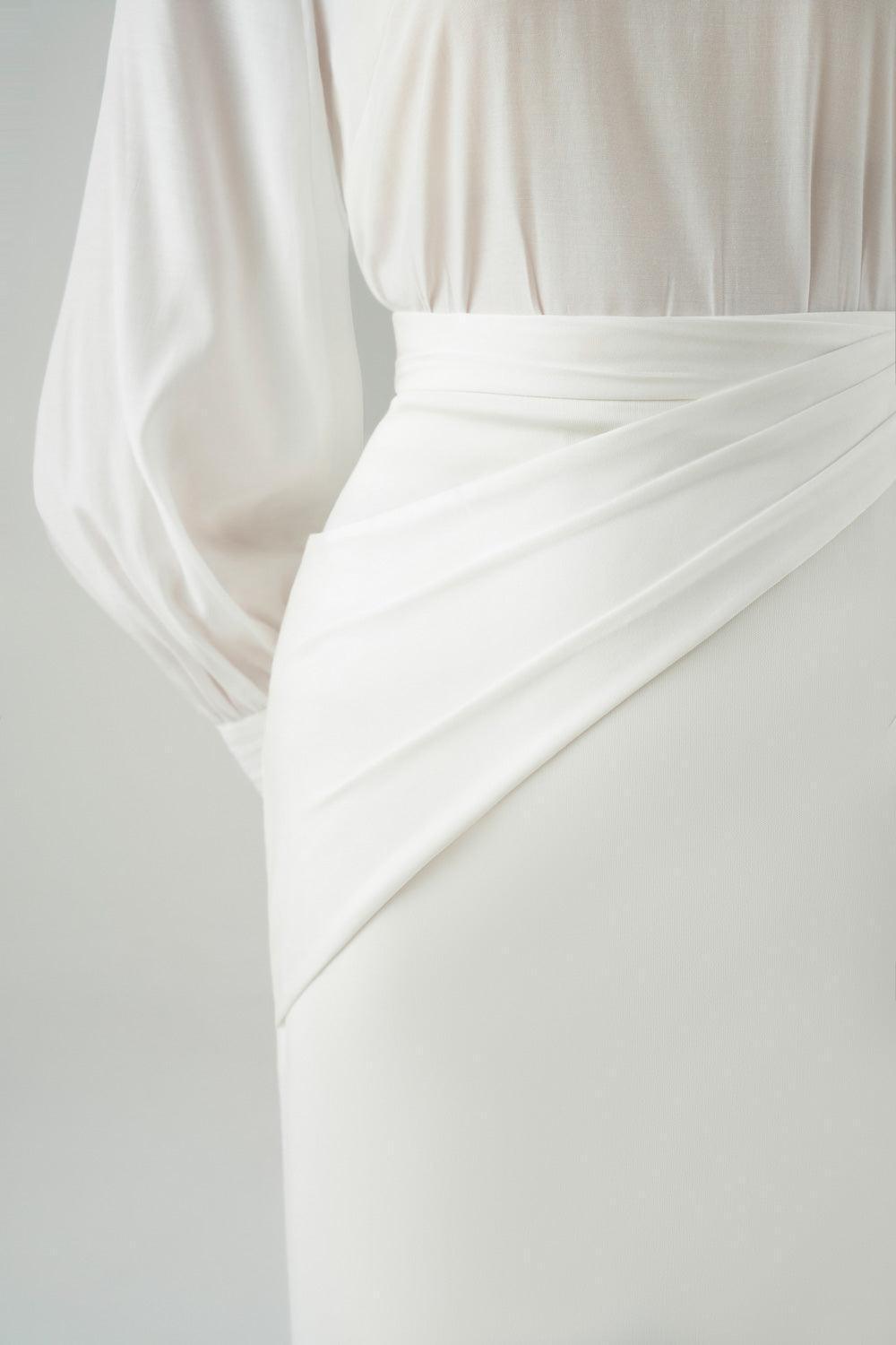 Women's Serena Straight Back Slit Rayon Blend Skirt S/M/L/XL/Customize ...