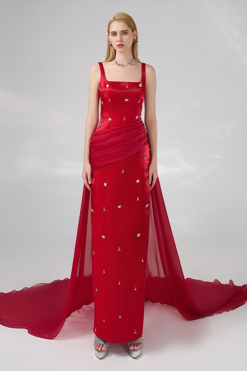 Women's Thatcher Sheath Extended Flap Twill Floor Length Dress XS/S/M/L ...