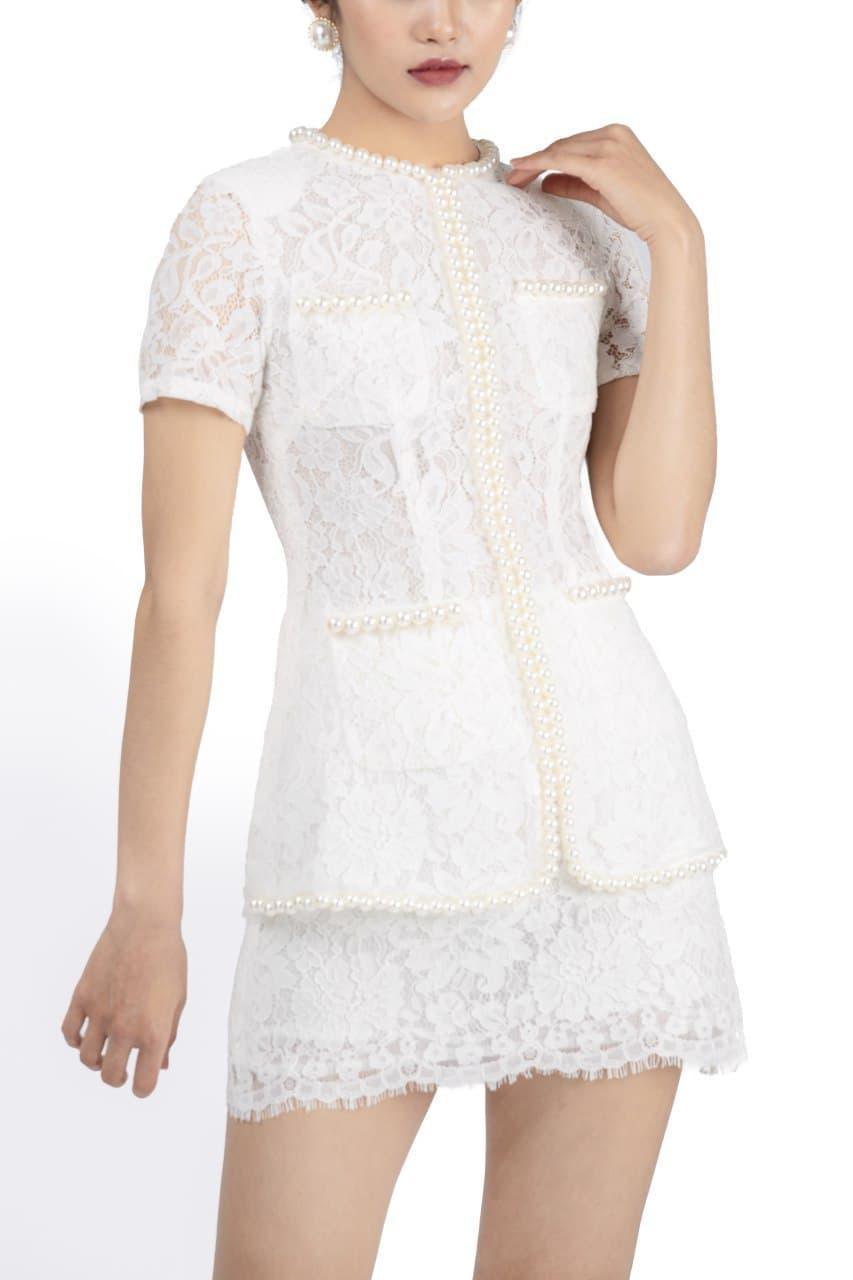 Maya Mini Lace Skirt – MEAN BLVD