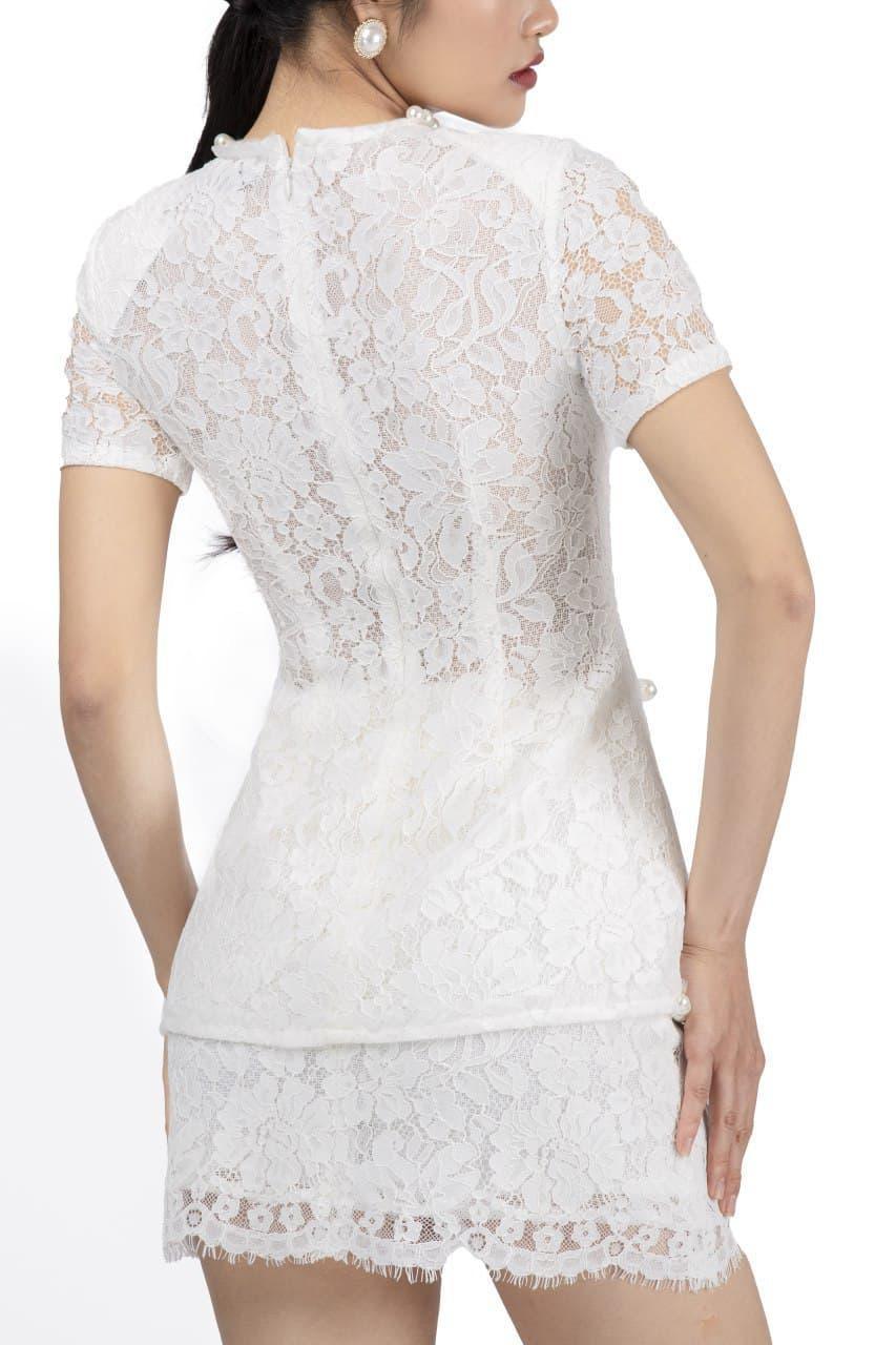 Maya Mini Lace Skirt – MEAN BLVD